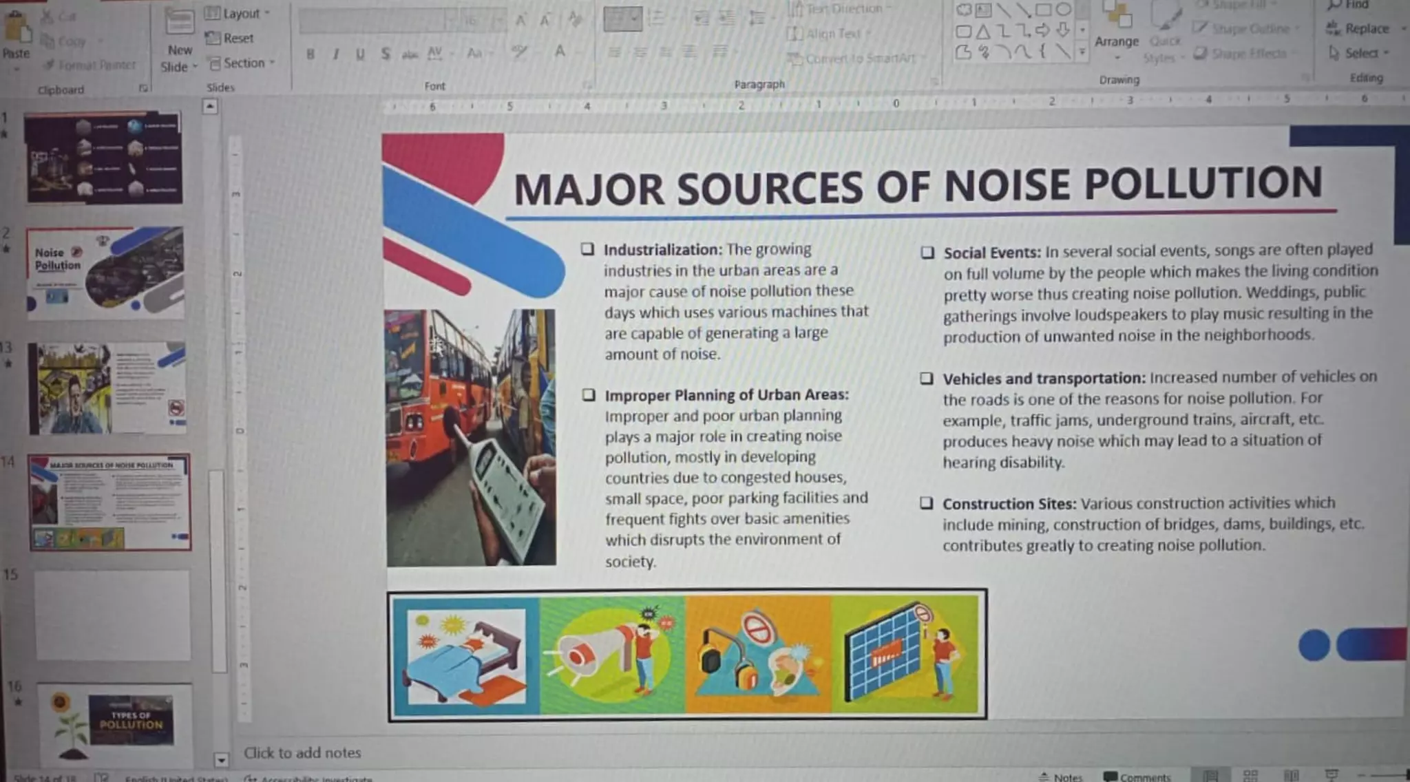Ppt for impact of noise pollution | PPT