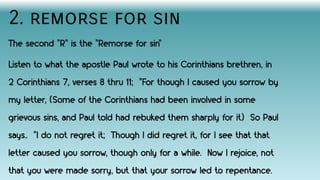 Repentance involves Faith Powerpoint presentation | PDF