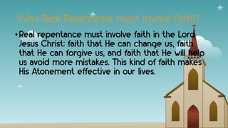 Repentance involves Faith Powerpoint presentation | PDF