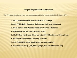 transformationprojectoutlinedetailsdopindia | PPT