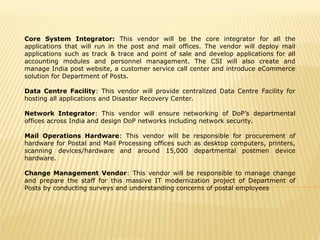 transformationprojectoutlinedetailsdopindia | PPT