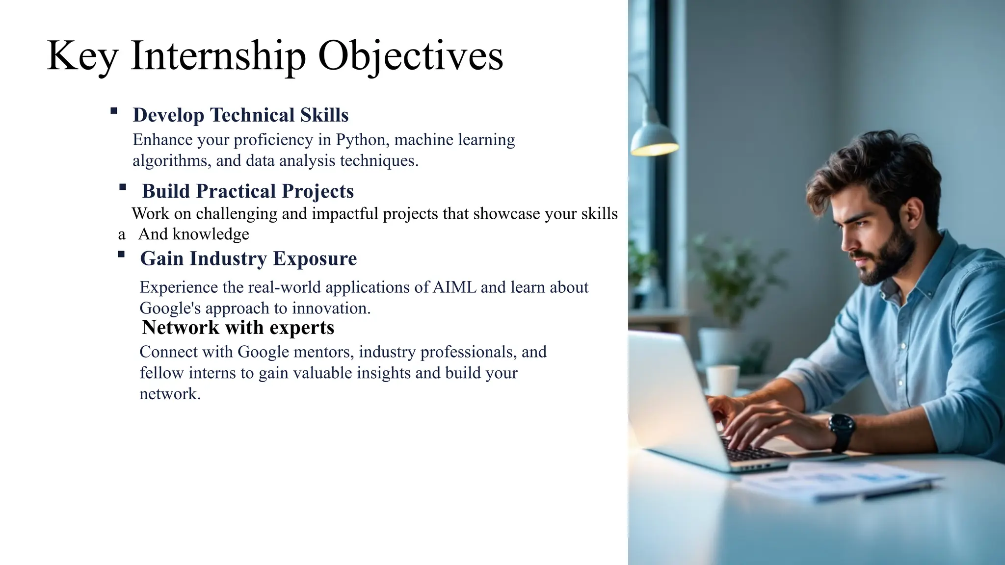 GOOGLE AI-ML VIRTUAL INTERNSHI FROM AICTE EDU SKILL | PPTX