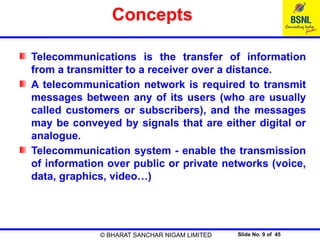Mobile communication and its principles bsnl | PPTX