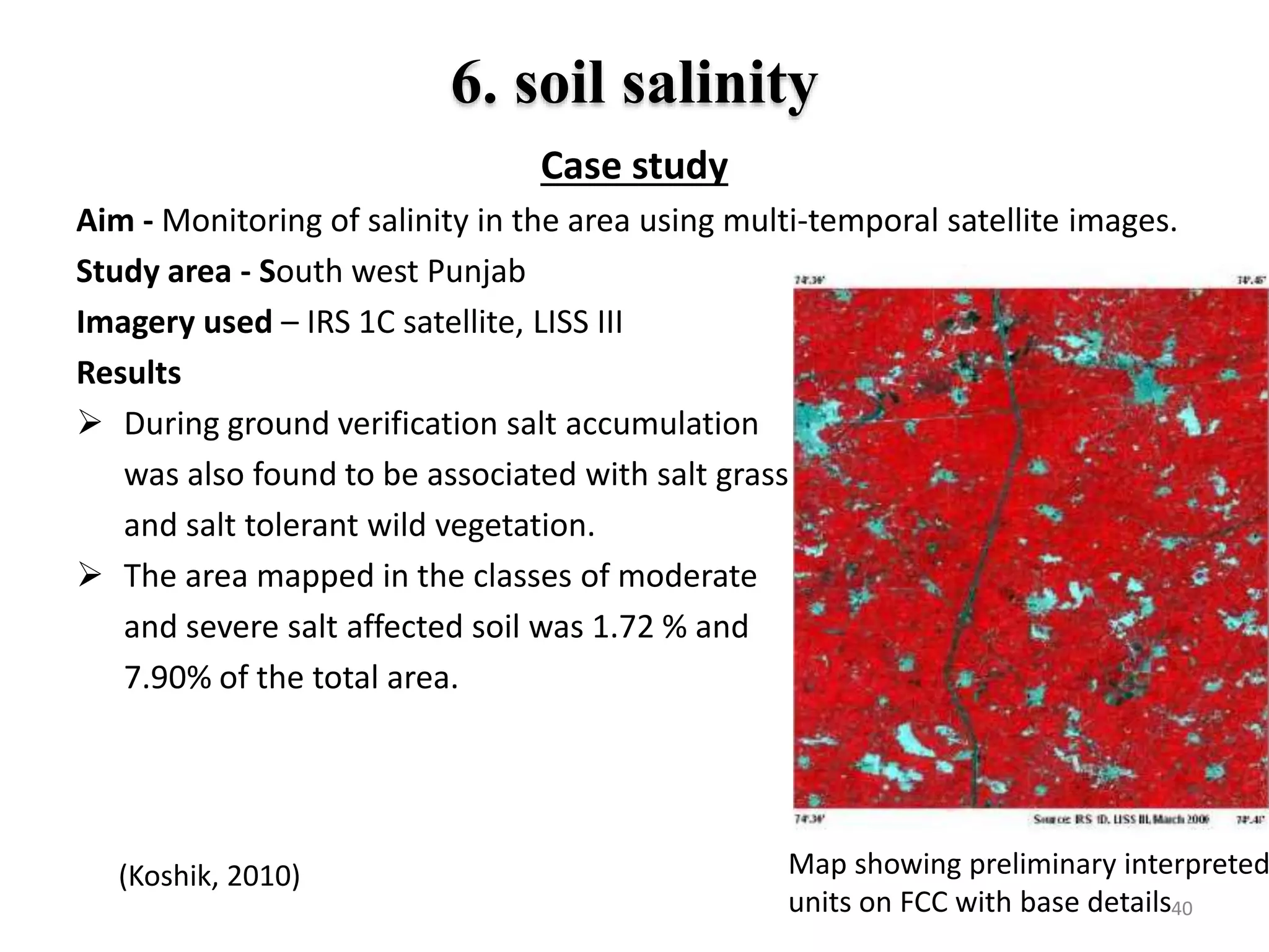Soil separability through remote sensing for land evaluation | PPTX
