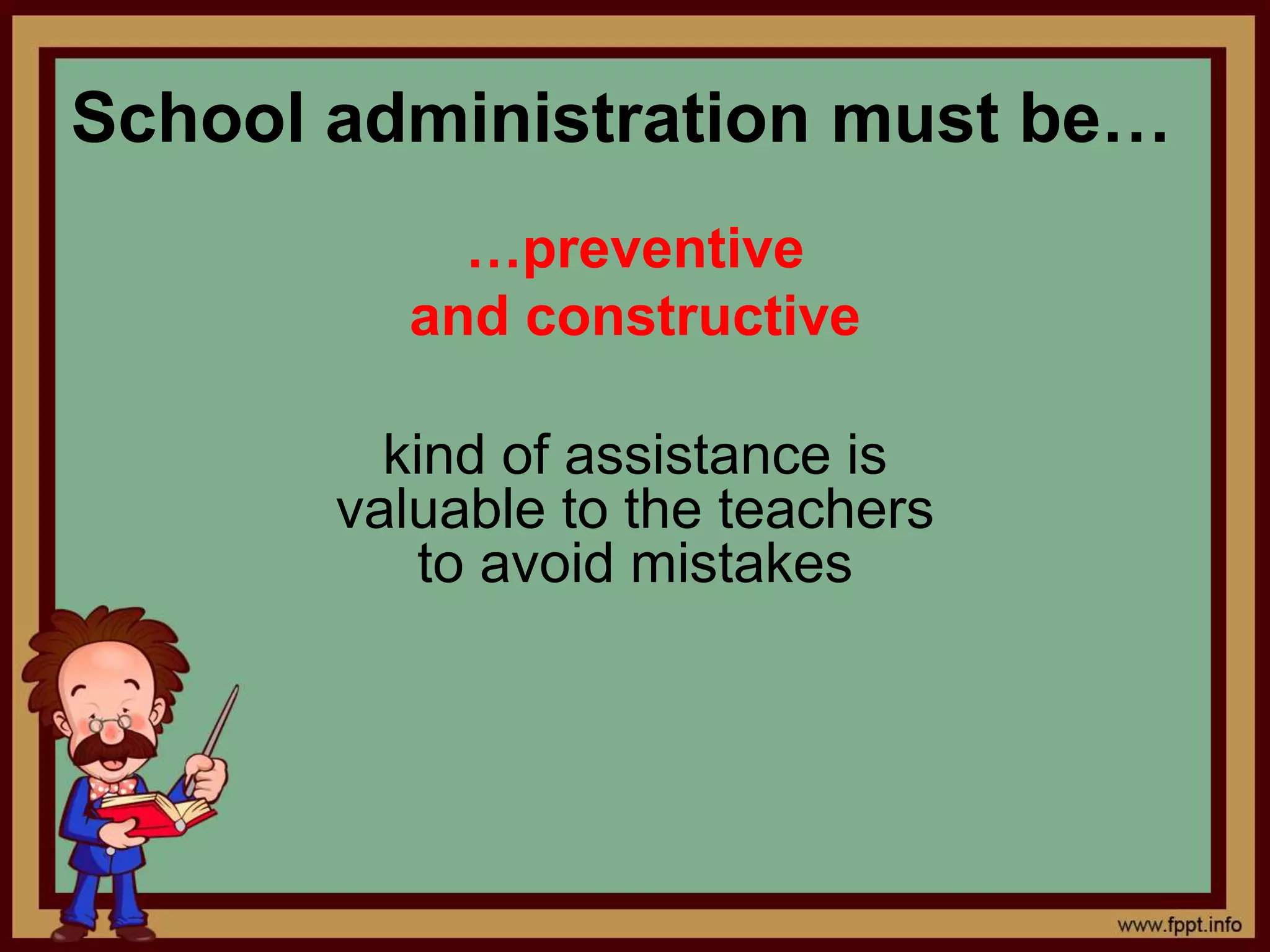 Function and principles of school administration | PPTX