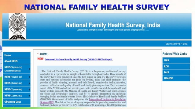 National family health survey 5 | PPTX