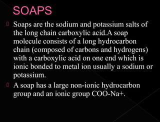 Soaps and Detergents | PPT