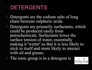 Soaps and Detergents | PPT
