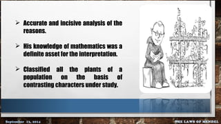 THE LAWS OF MENDEL | PPT