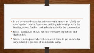 Effects of school, community and teacher B.Ed (Hons) | PPTX