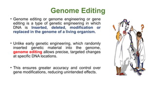 CRISPR-Cas9 Gene Editing in Crop Improvement. | PPTX