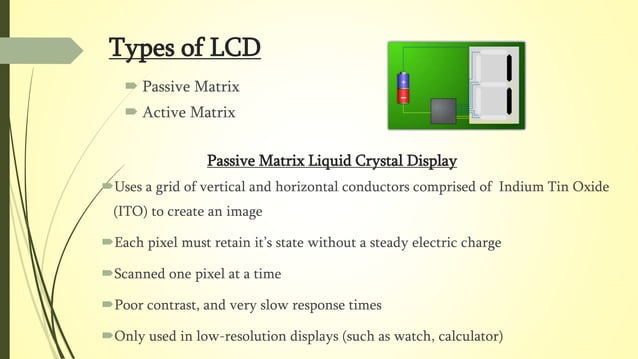 Lqiuid Crystal: Display applications | PPT