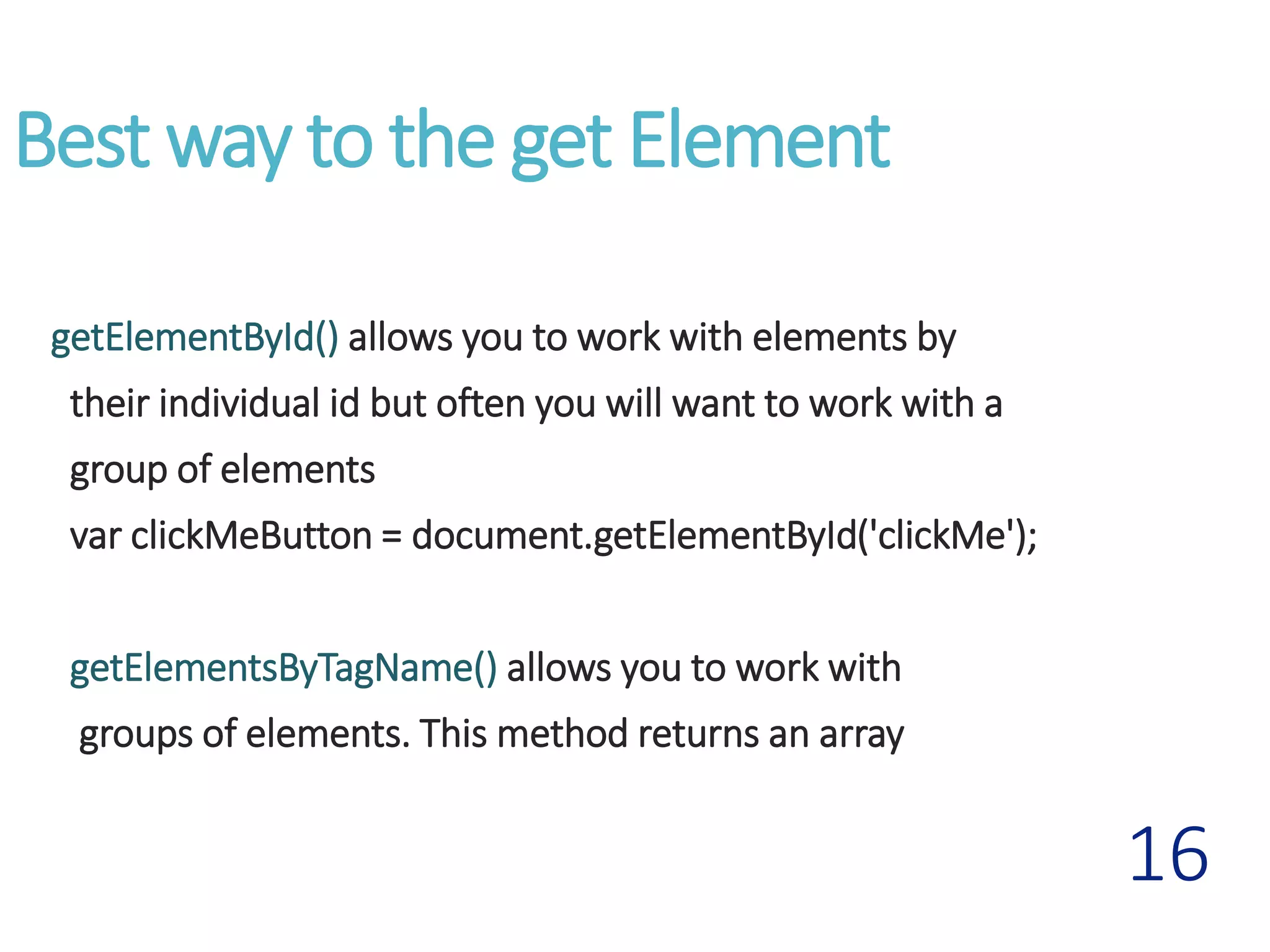 Document Object Model | PPTX