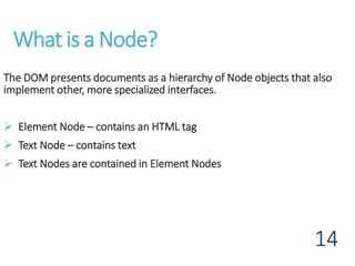 Document Object Model | PPTX