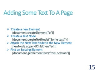 Document Object Model | PPTX