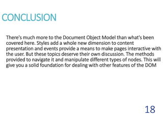 Document Object Model | PPTX