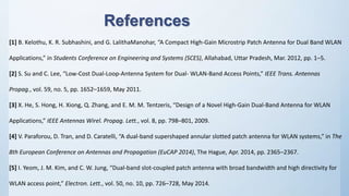 High Gain Directional Antenna for WLAN and Wimax Applications | PPTX