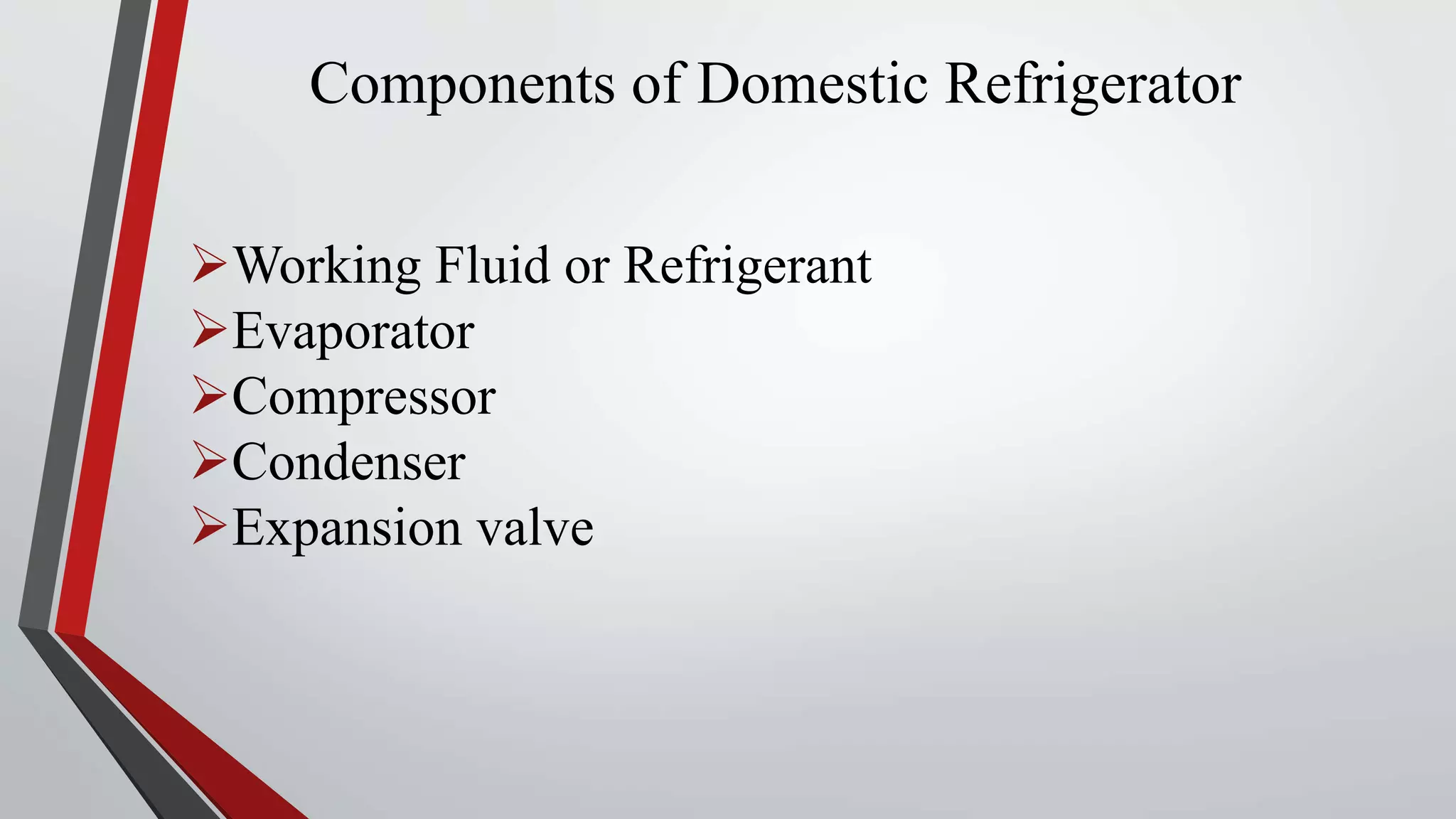 Domestic refrigerator vs compressor-less refrigerator | PPTX