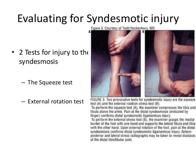 examination of foot and ankle