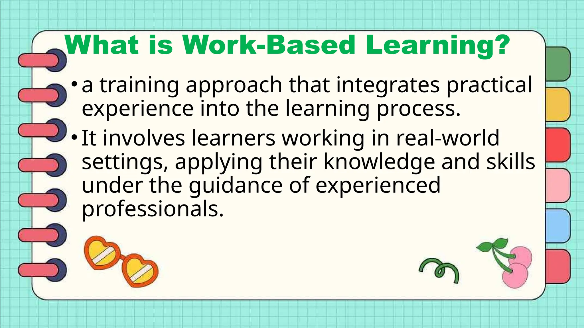 work - based learning material pptx btvted | PPTX