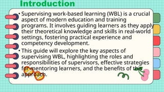 work - based learning material pptx btvted | PPTX