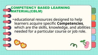 work - based learning material pptx btvted | PPTX