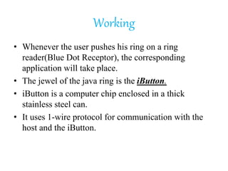 My ppt java ring | PPTX