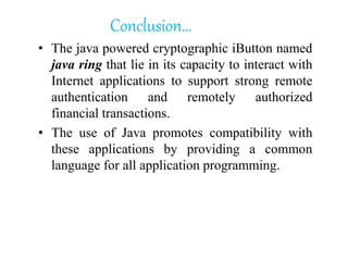 My ppt java ring | PPTX