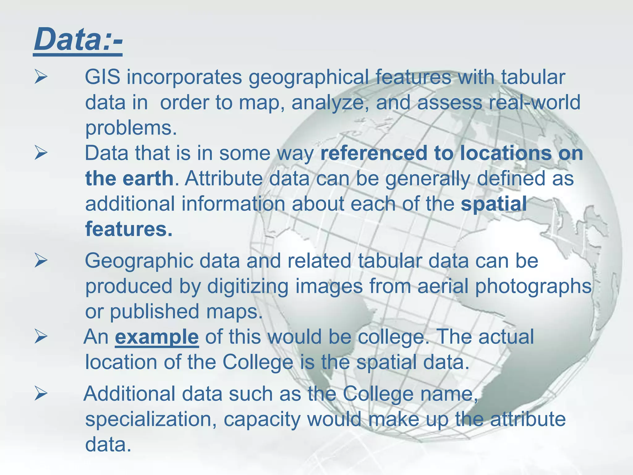 My ppt on gis | PPTX