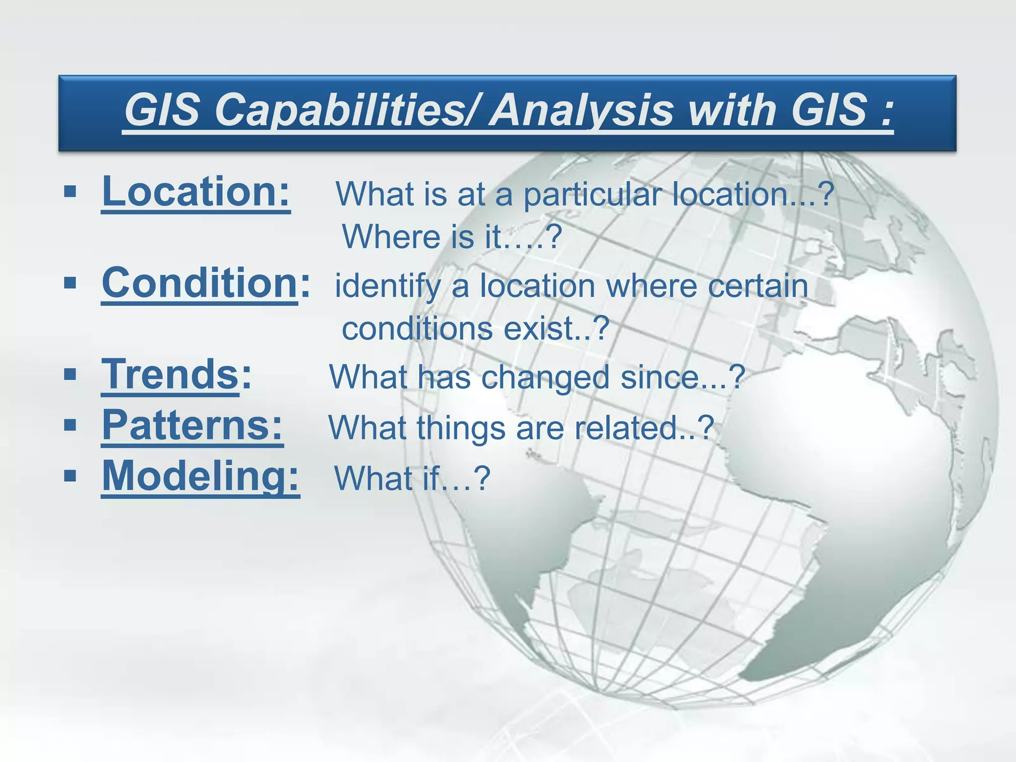 My ppt on gis | PPTX