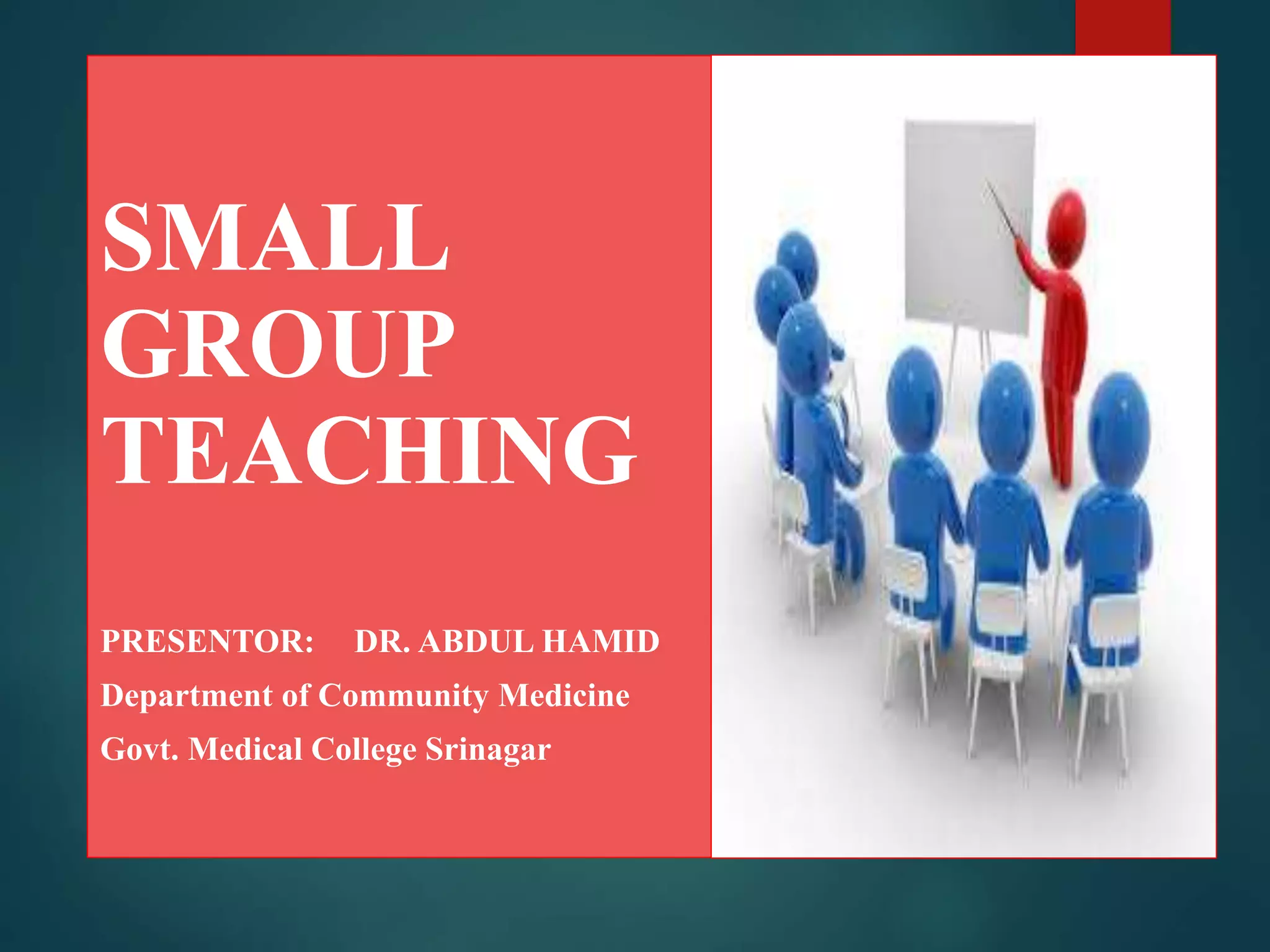 Small Group Teaching | PPTX