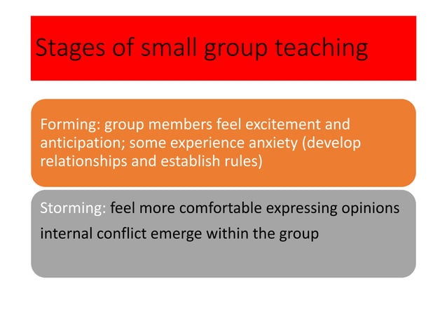 Small Group Teaching | PPTX