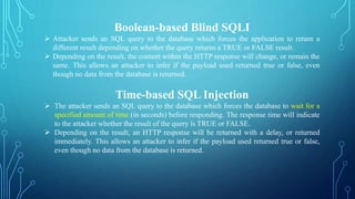 SQL Injection attack | PPTX