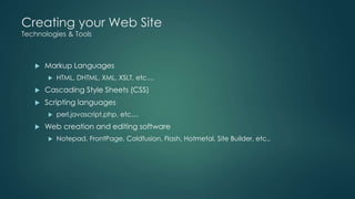 rupesh's ppt on web designing | PPT