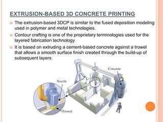 3D printing technology in building construction | PPTX