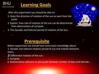 Determination of Solar Rotation | PPTX