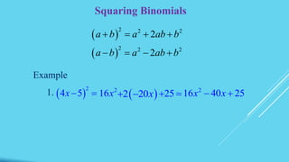 polynomials | PPTX