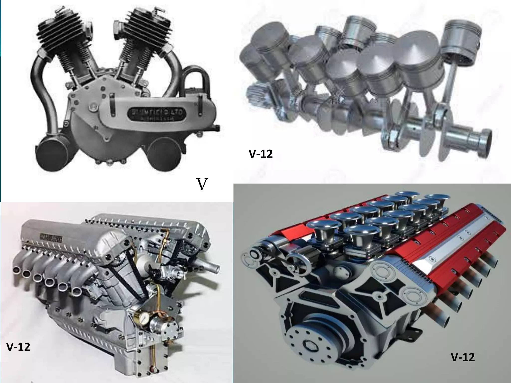 CONSTRUCTION AND USE OF V-12 ENGINE | PPTX