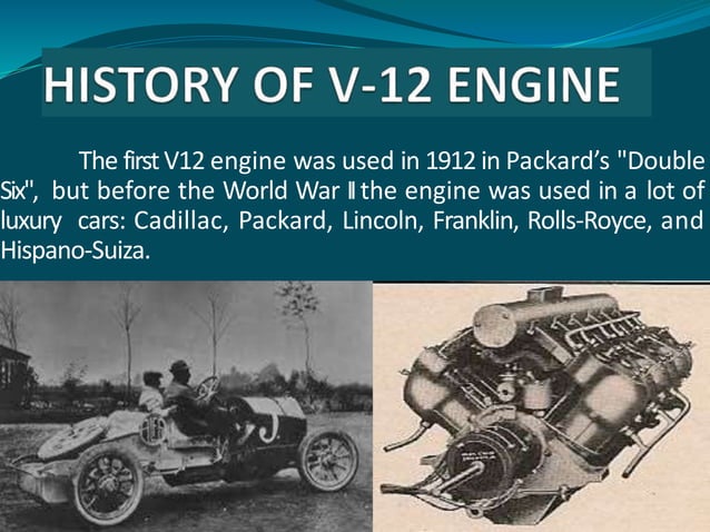 CONSTRUCTION AND USE OF V-12 ENGINE | PPTX
