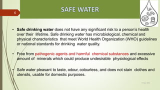 Overview for the Safe Drinking Water.pptx