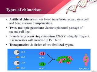 Mosaicism and chimerism | PPTX
