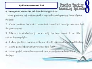 My practice teaching portfolio | PPTX