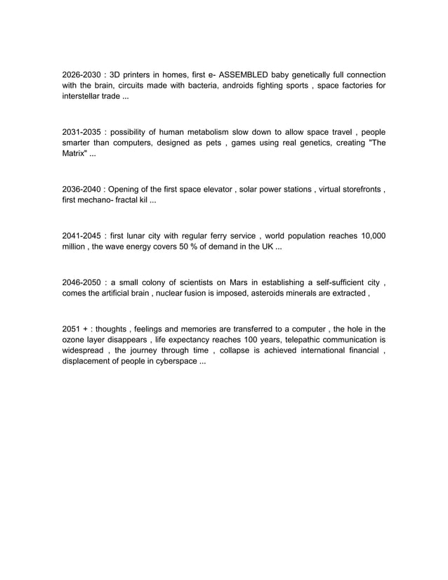 My predictions | DOCX