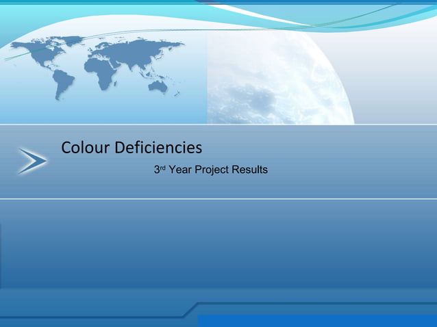 Colour Deficiency and Presentations | PPT