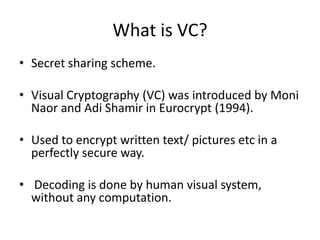 Visual CryptoGraphy | PPTX
