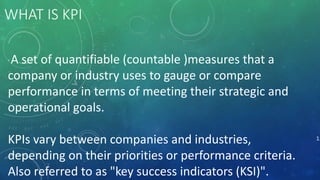 key performance indicator | PPTX