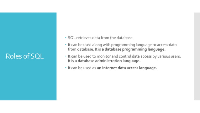 Structured Query Language (SQL) | PPTX