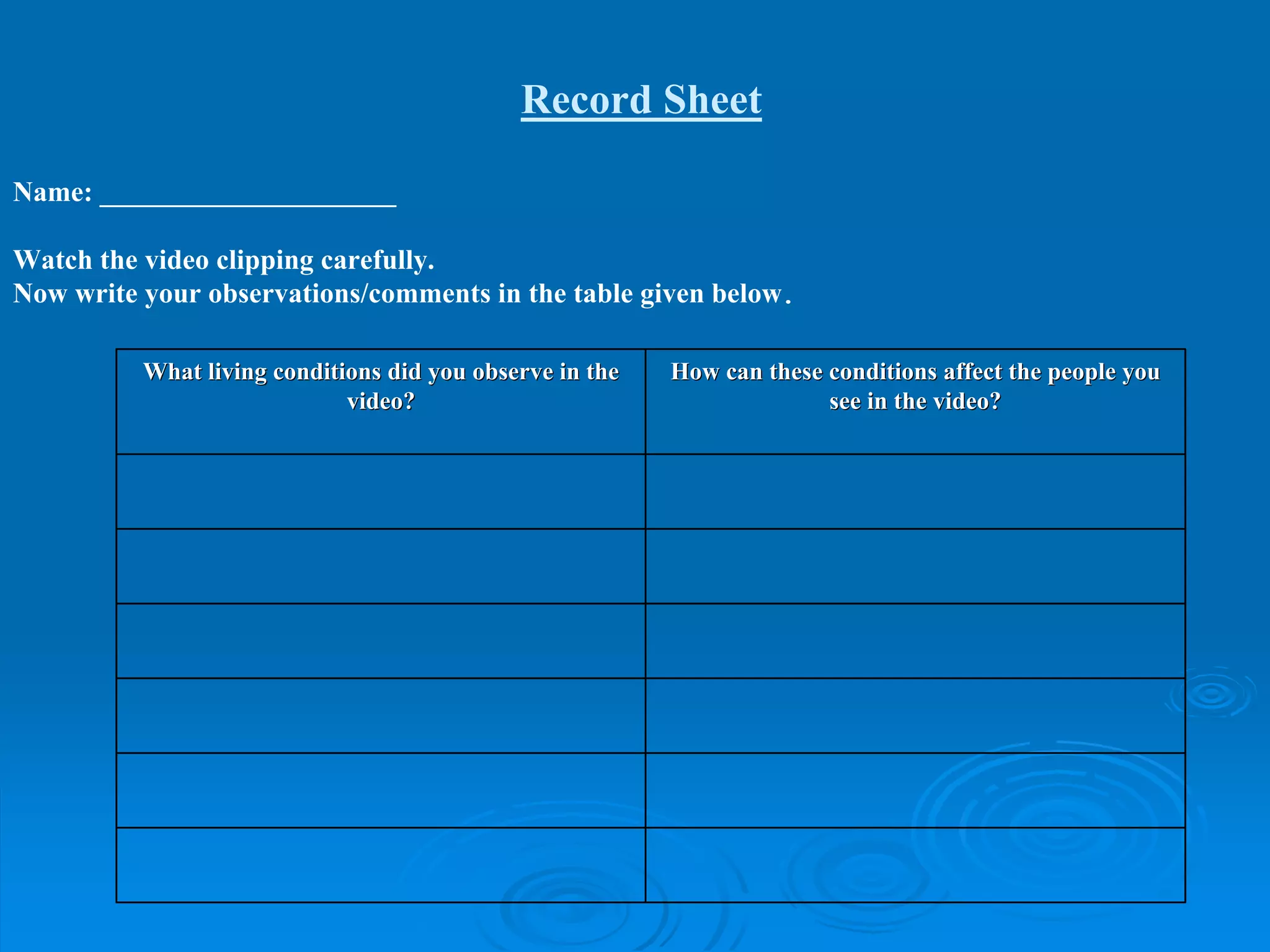 Lesson plan- Water Pollution | PDF