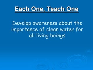 Lesson plan- Water Pollution | PDF