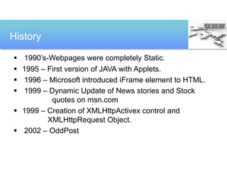 Ajax:From Desktop Applications towards Ajax Web Applications | PPTX
